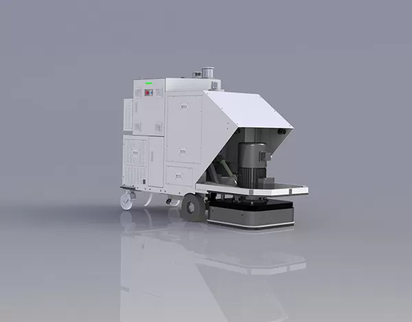 Automated Floor grinding & dust collection robot
